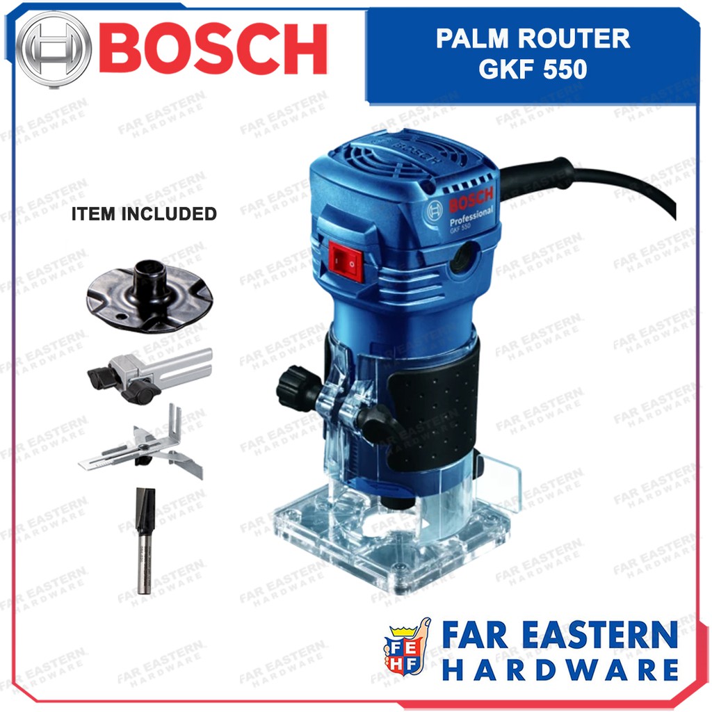 BOSCH GKF 550 Trimmer Palm Router 550W RBPTCC | Shopee Philippines