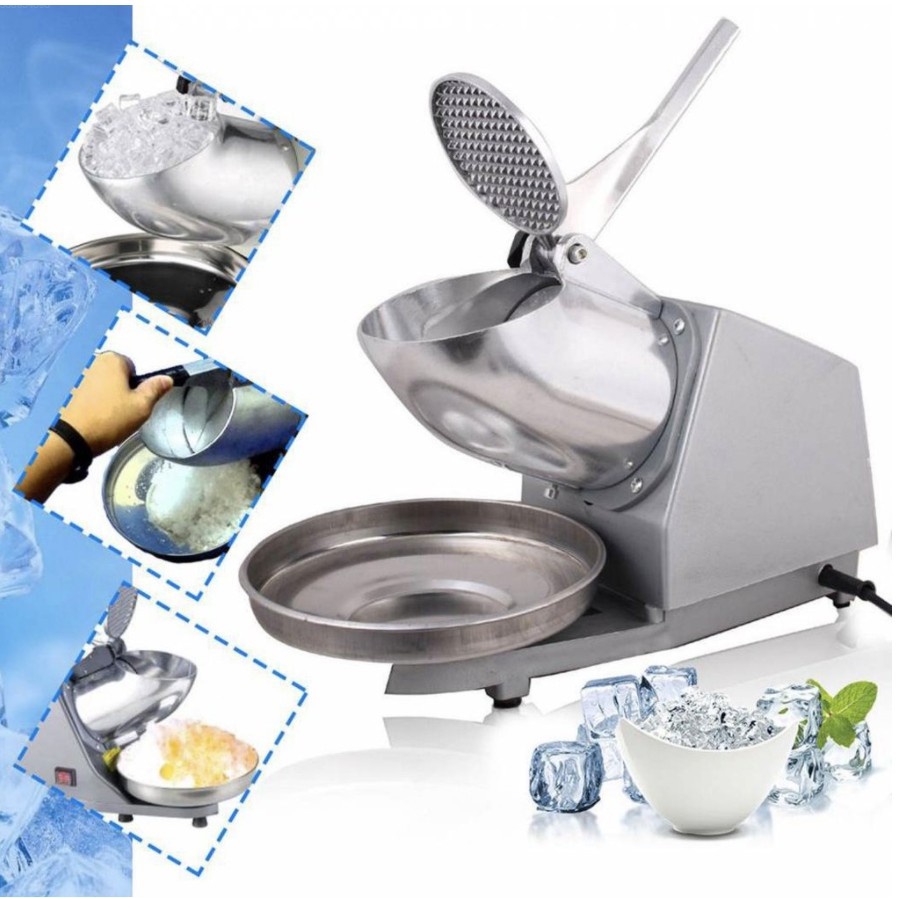 Ice crusher electric crushing machine ice shaver ice smasher heavy duty ...