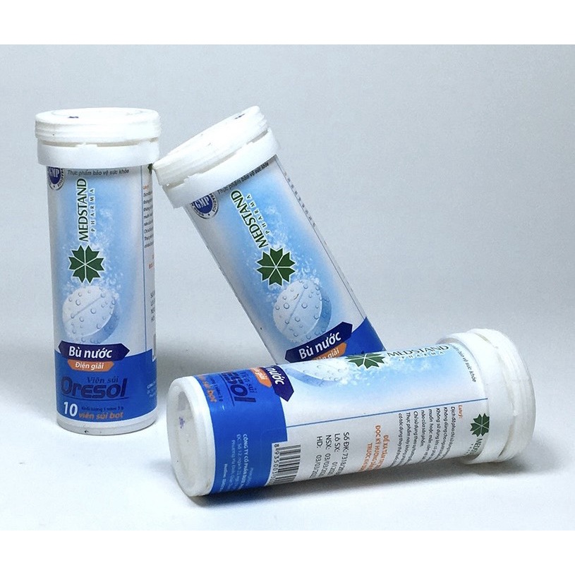 Oresol Medstand. Effervescent tablets for rehydration and electrolytes ...
