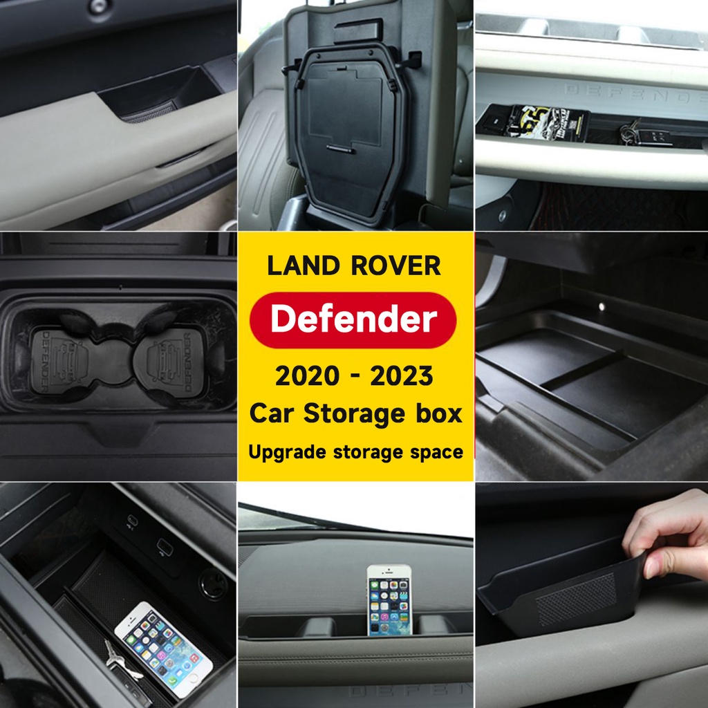 For Land Rover Defender 90 110 Center Console Organizer Door Side ...