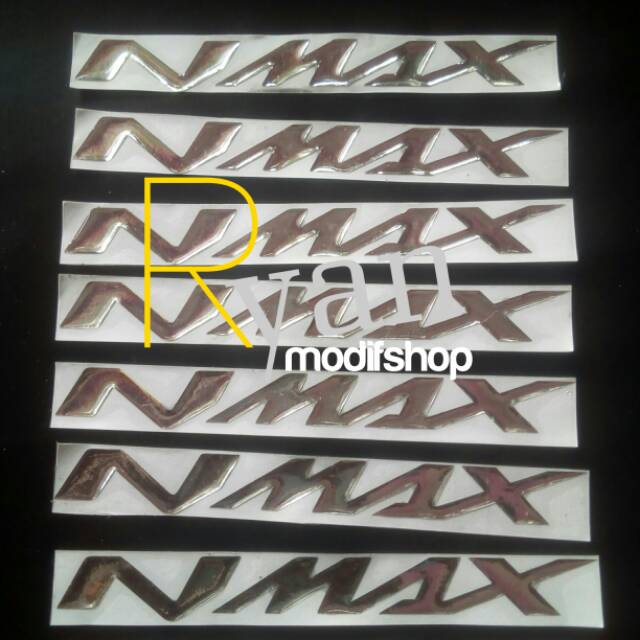 Yamaha NMAX Embossed Sticker Logo | Shopee Philippines