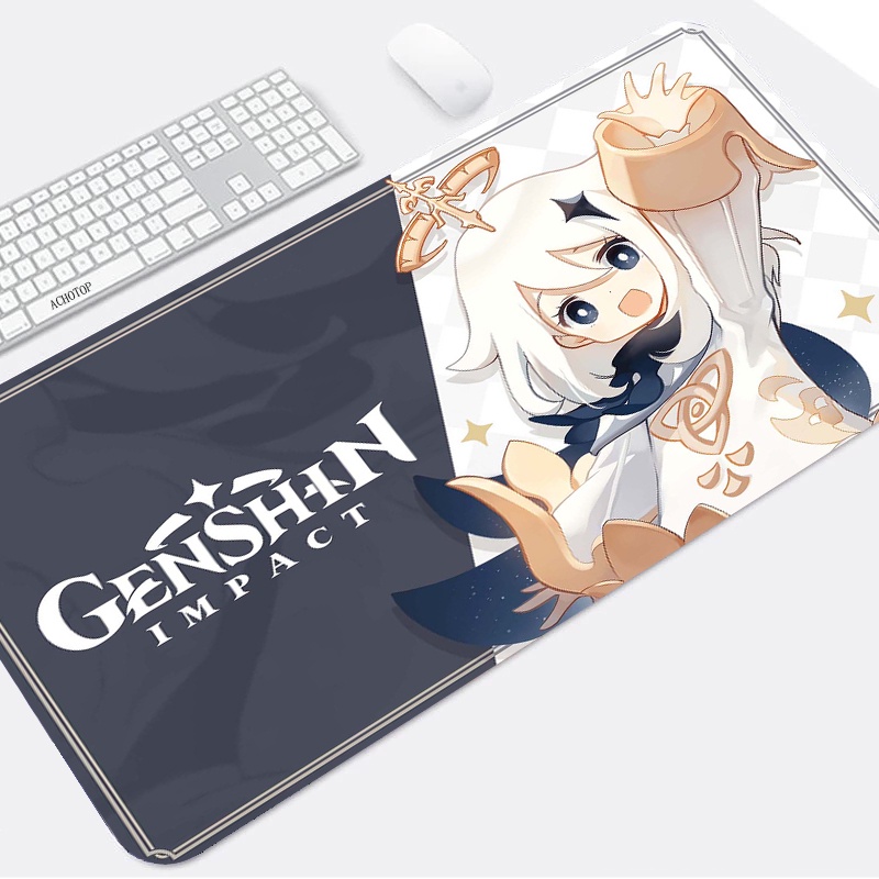 Mouse pad Genshin Impact Computer Laptop Anime Keyboard Mouse Mat Large ...