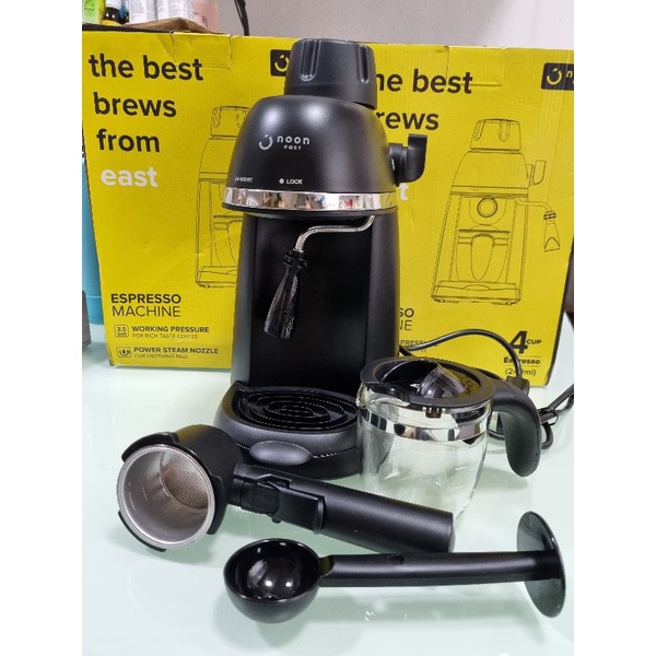 Noon East 3.5 Bar Espresso Machine | Shopee Philippines
