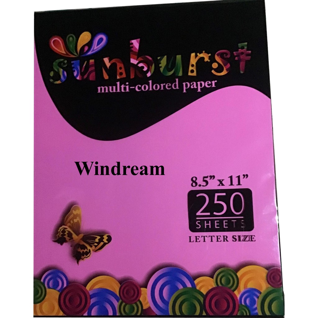 Sunburst Multi Color Paper 250 Sheets ( Assorted Color ) | Shopee ...