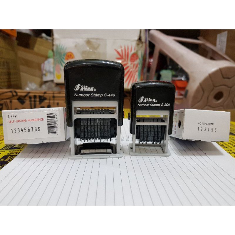 shiny number stamp.. | Shopee Philippines