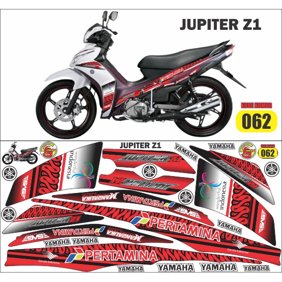 Striping/decal/sticker variations of jupiter z1 mandalika petronas2 ...