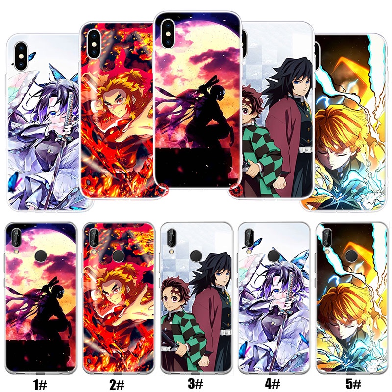Phone Case for Xiaomi Redmi Note 5 6 7 8 9 Pro 4KCC Anime Demon Slayer ...