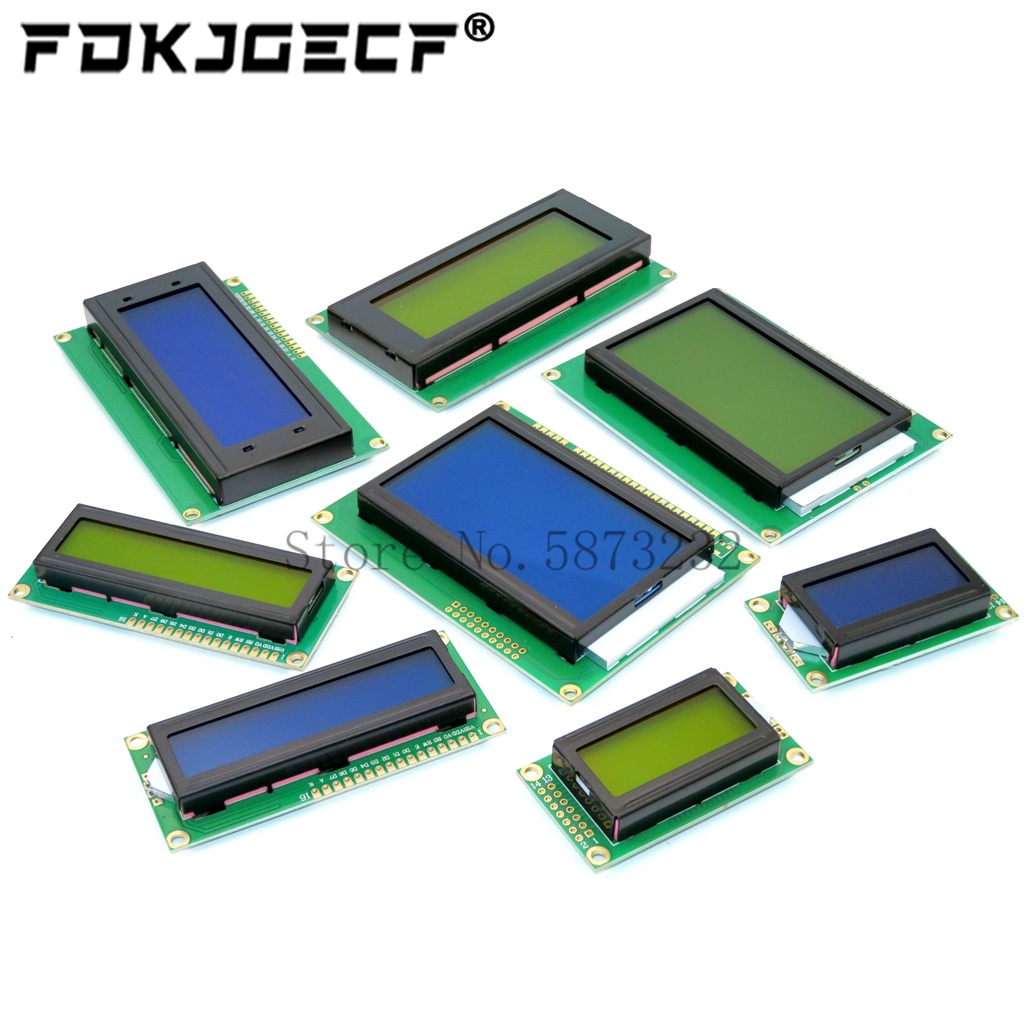 LCD1602/1604/2004 module yellow green/blue screen 16x2 16x4 20x4 ...