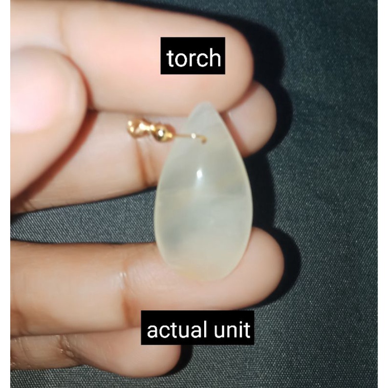 (PENDANT) HUANGLONG JADE TEAR DROP SHAPE NECKLACE PENDANT (NO HOOK ...