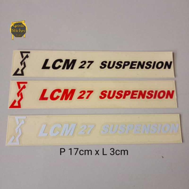Sticker LCM 27 SUSPENSION cutting | Shopee Philippines