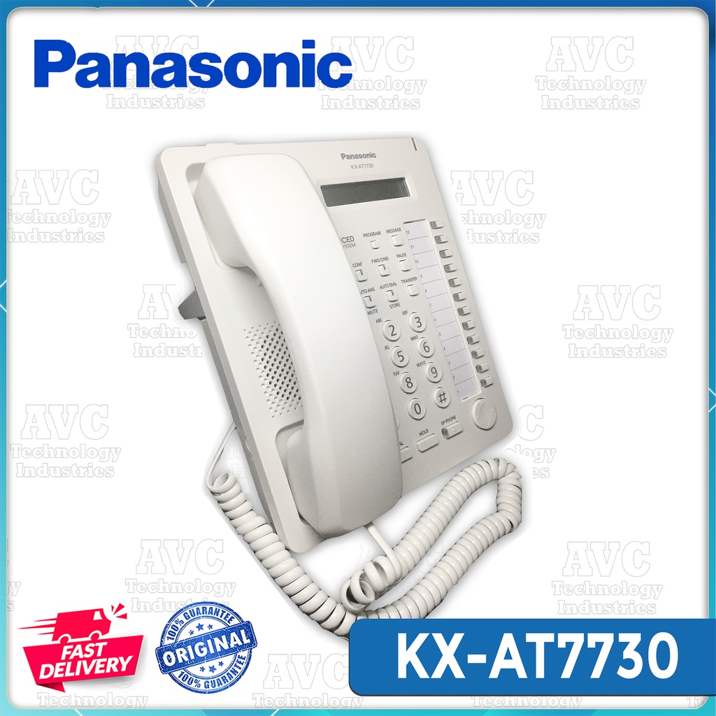 PANASONIC ANALOGUE PROPRIETARY PHONE KX-T7730X-B , KX-AT7730X | Shopee Philippines