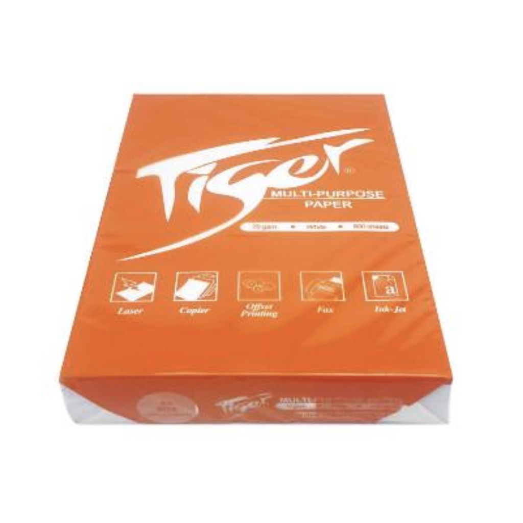Tiger Multipurpose Bond Paper 500 sheets | 70GSM Substance 20 | Paper ...