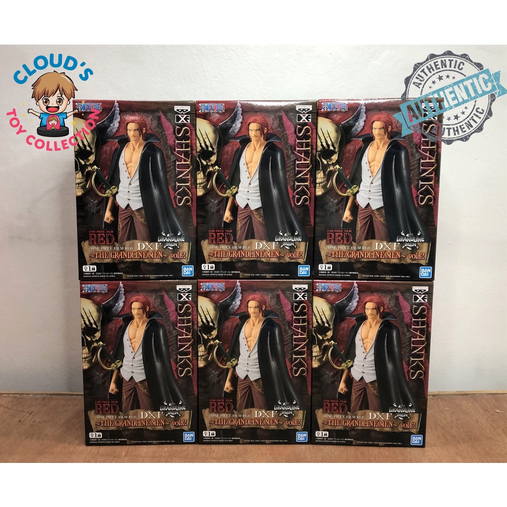 One Piece Film Red DXF The Grandline Men Vol.2 Shanks | Shopee Philippines