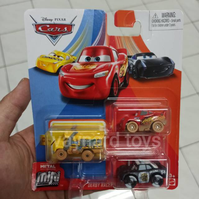 Derby racers series mini racers cars Contains 3 muddy miss fritter apb ...