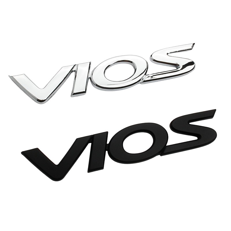 1 ABS VIOS Letter Logo Car Auto Decorative Emblem Badge Sticker Decal ...