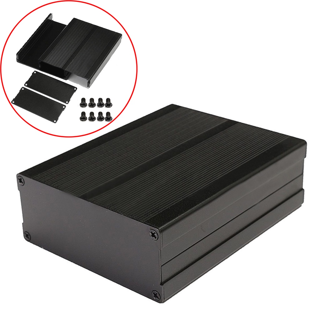 New 120*97*40mm Split Body Aluminum Box Enclosure Case Electronic DIY ...