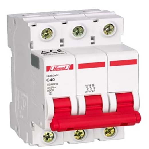 Himel Miniature Circuit Breaker HDB3/HDB6 3P | Shopee Philippines