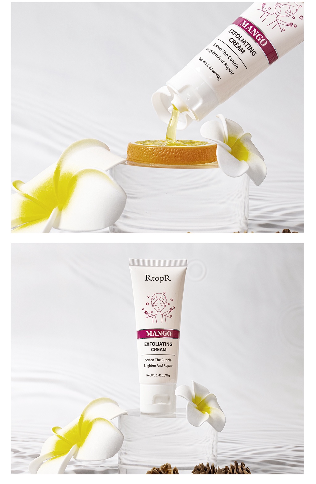 RtopR Mango Face Exfoliating Repair and Whitening Skincare Set | Shopee ...