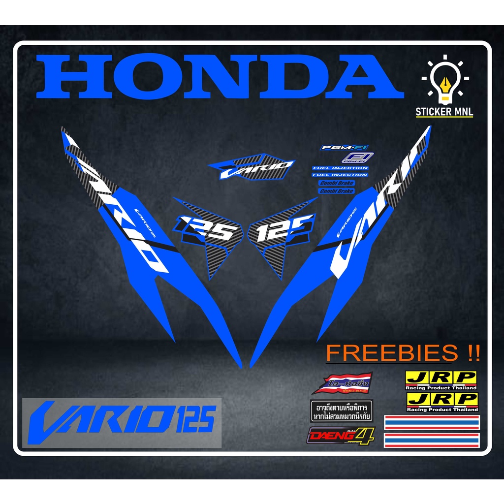 CLICK 125 VARIO DECALS V2 | Shopee Philippines