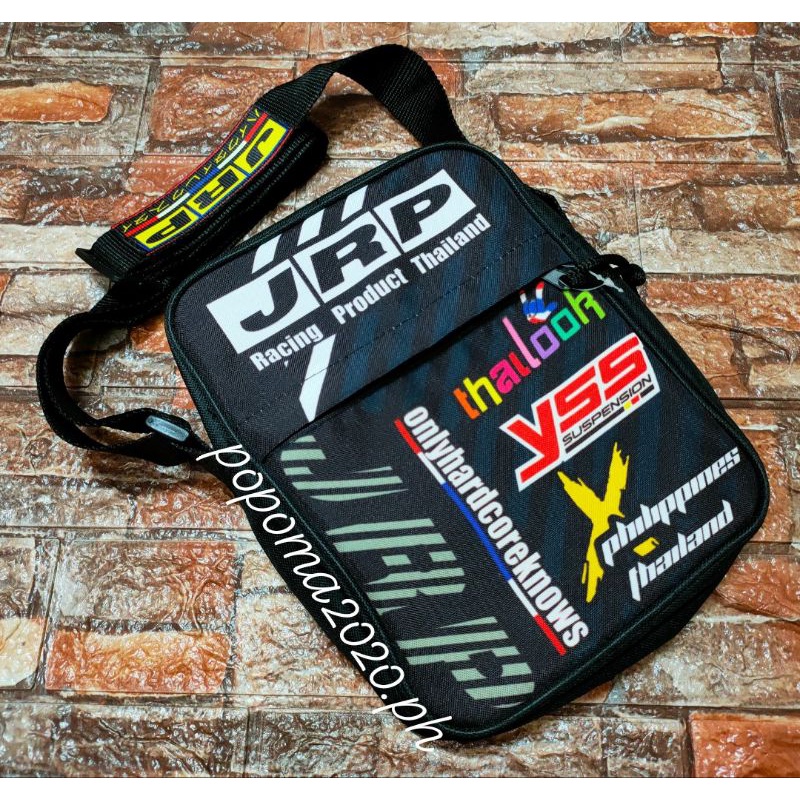 Team JRP Thai Look Thailand x Pinas Black Crossbody Sling Shoulder Bag ...