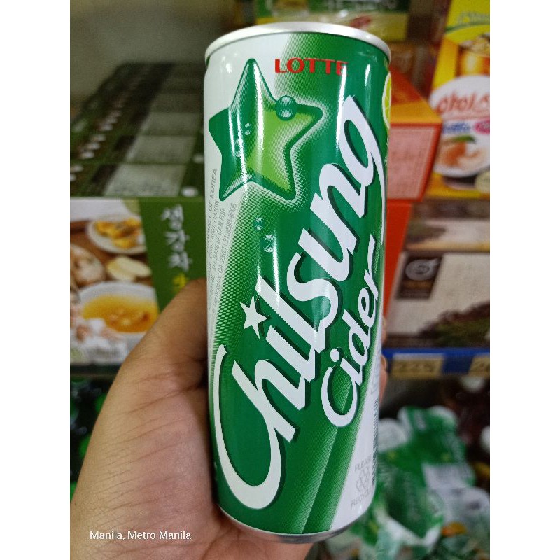 Lotte Chilsung Cider 250ml | Shopee Philippines