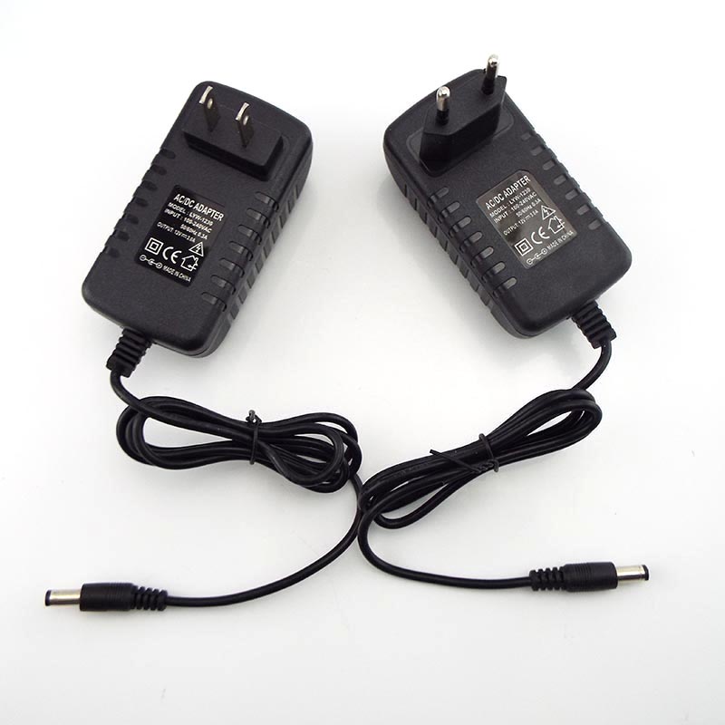 5.5*2.5mm Plug AC 100V-240V DC 12V 3A Adapter Power Supply Converter ...
