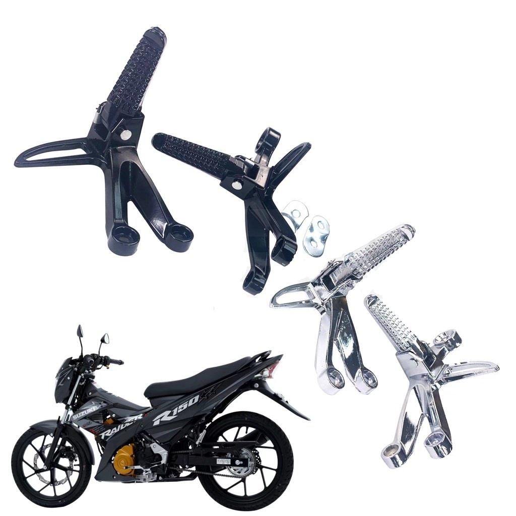 SKY Motorcycle Foot Rest for Suzuki Raider 1PCS SET | Shopee Philippines