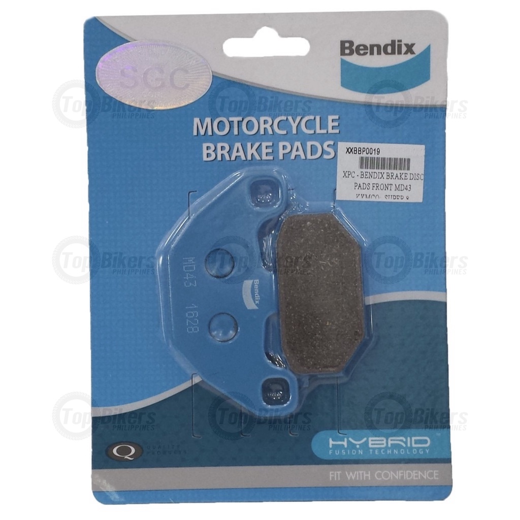 Bendix Brake Pad MD43 Kymco Super 8, SYM Joyride | Shopee Philippines