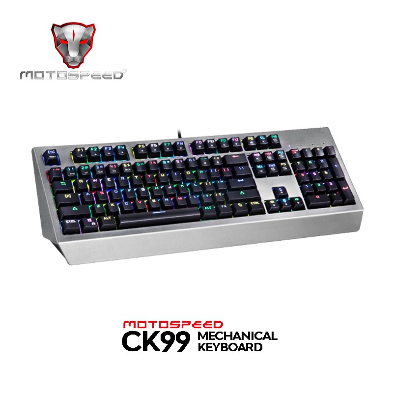 Motospeed CK99 Mechanical Gaming Keyboard (Outemu Blue, RGB, USB ...