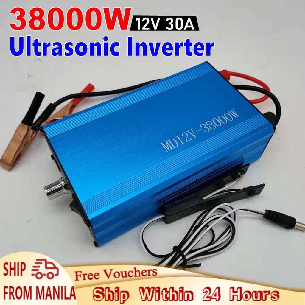 38000W 30A DC12V Ultrasonic Inverter Electro Fish Fisher Fishing High ...