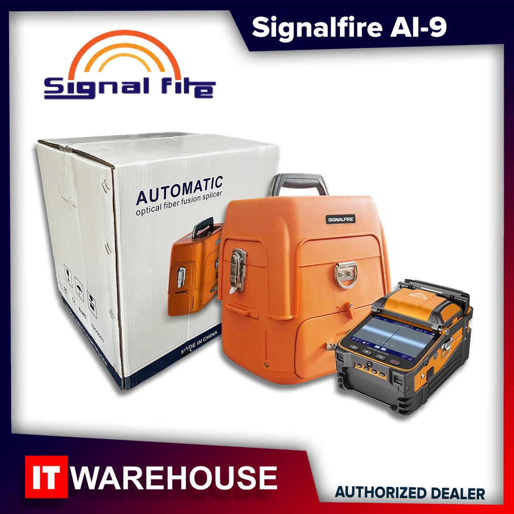 Signalfire AI-9 Fusion Splicer Kit - Automatic 5-Seconds Fiber Power ...