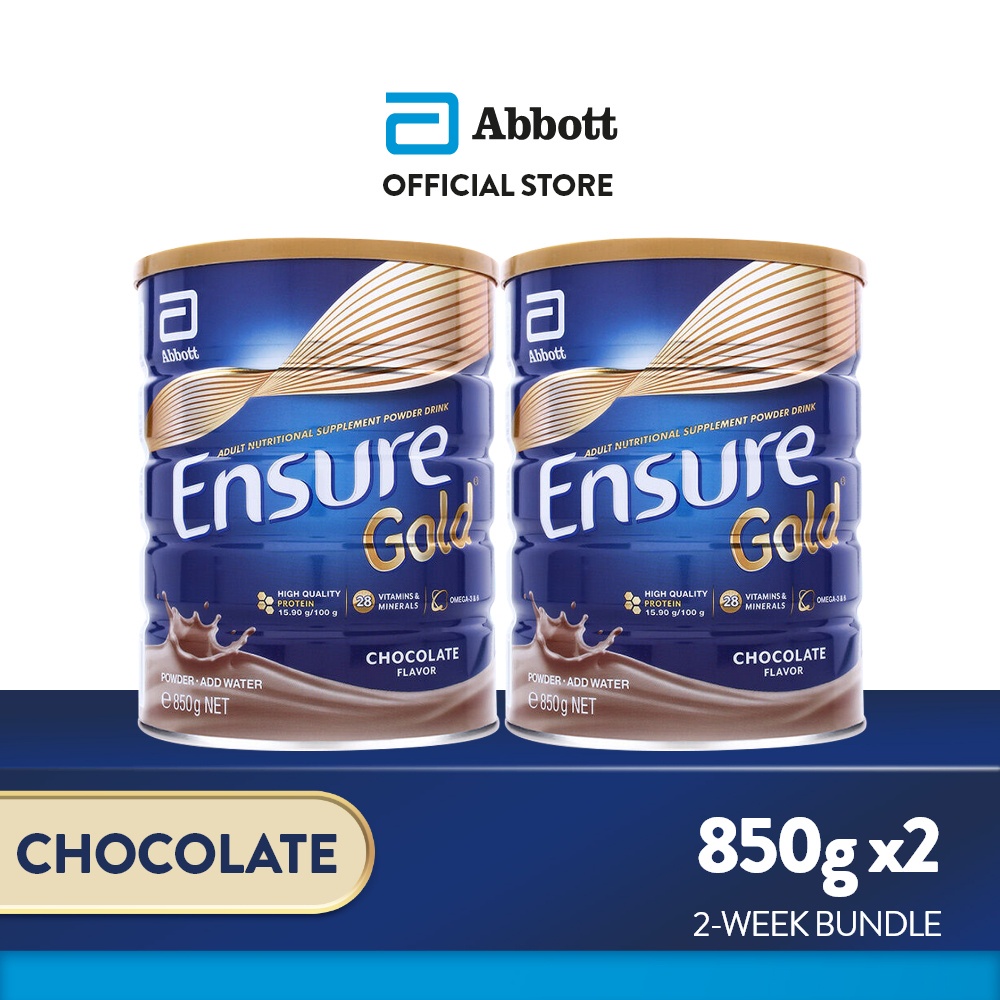 Ensure Gold HMB Chocolate 850G For Adult Nutrition Bundle of 2 SDOi ...