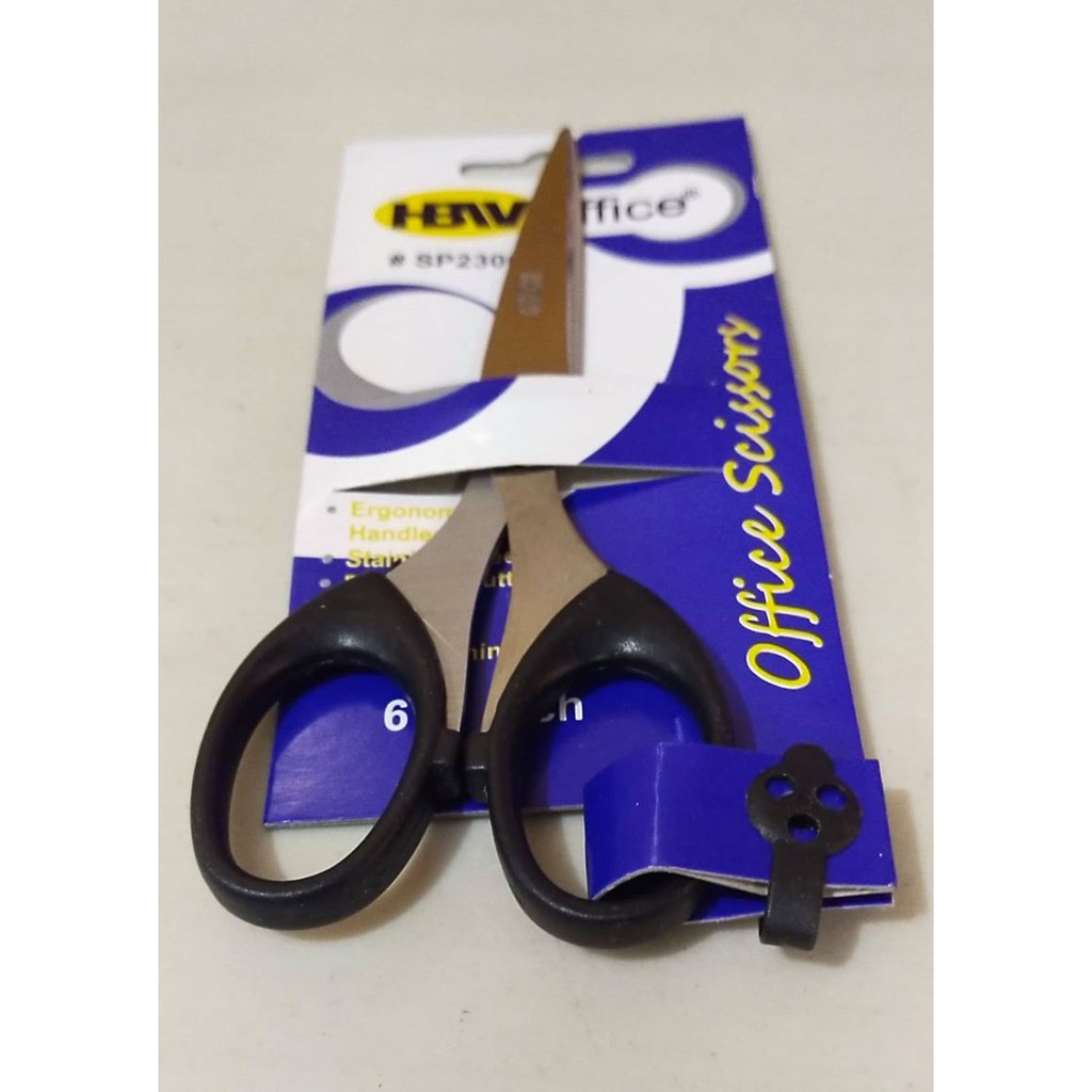 HBW Office Stainless Steel Scissors 6 1/2 Inch Scissors # SP23008B ...