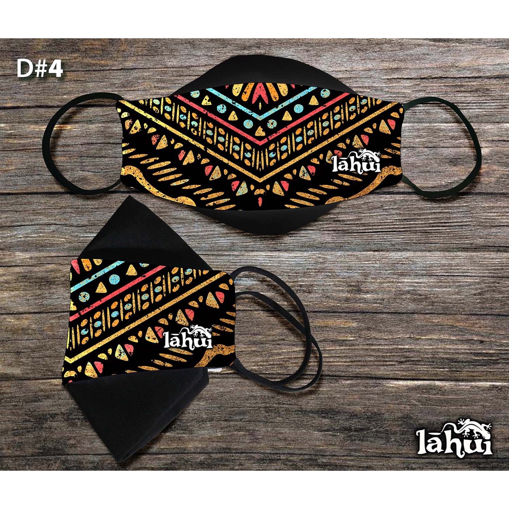 Lahui Korean Style Face Mask with front full sublimation designs Ethnic ...