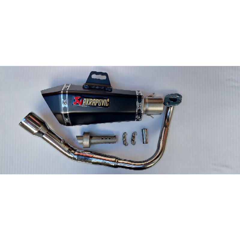 HONDA CLICK 125i /150i v1 and v2 AKRAPOVIC PIPE SET WITH SILENCER ...