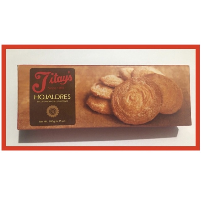 Titay’s Hojaldres biscuits Cebu 180g | Shopee Philippines