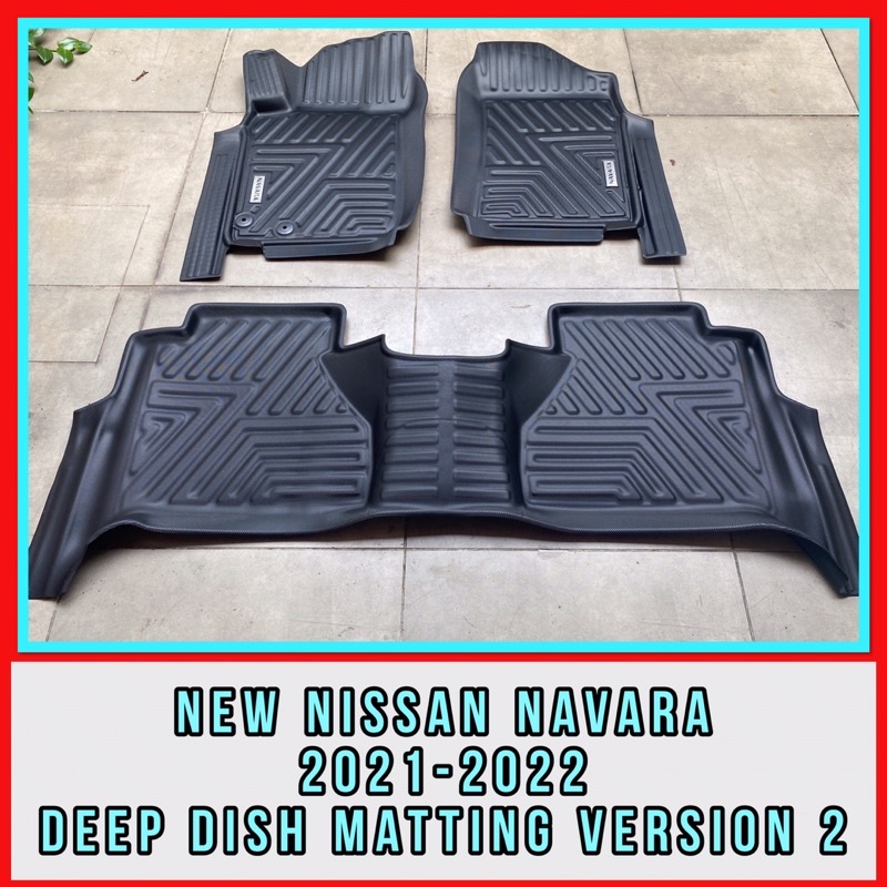 NISSAN NAVARA 2021-2022 DEEP DISH MATTING VERSION 2 | Shopee Philippines