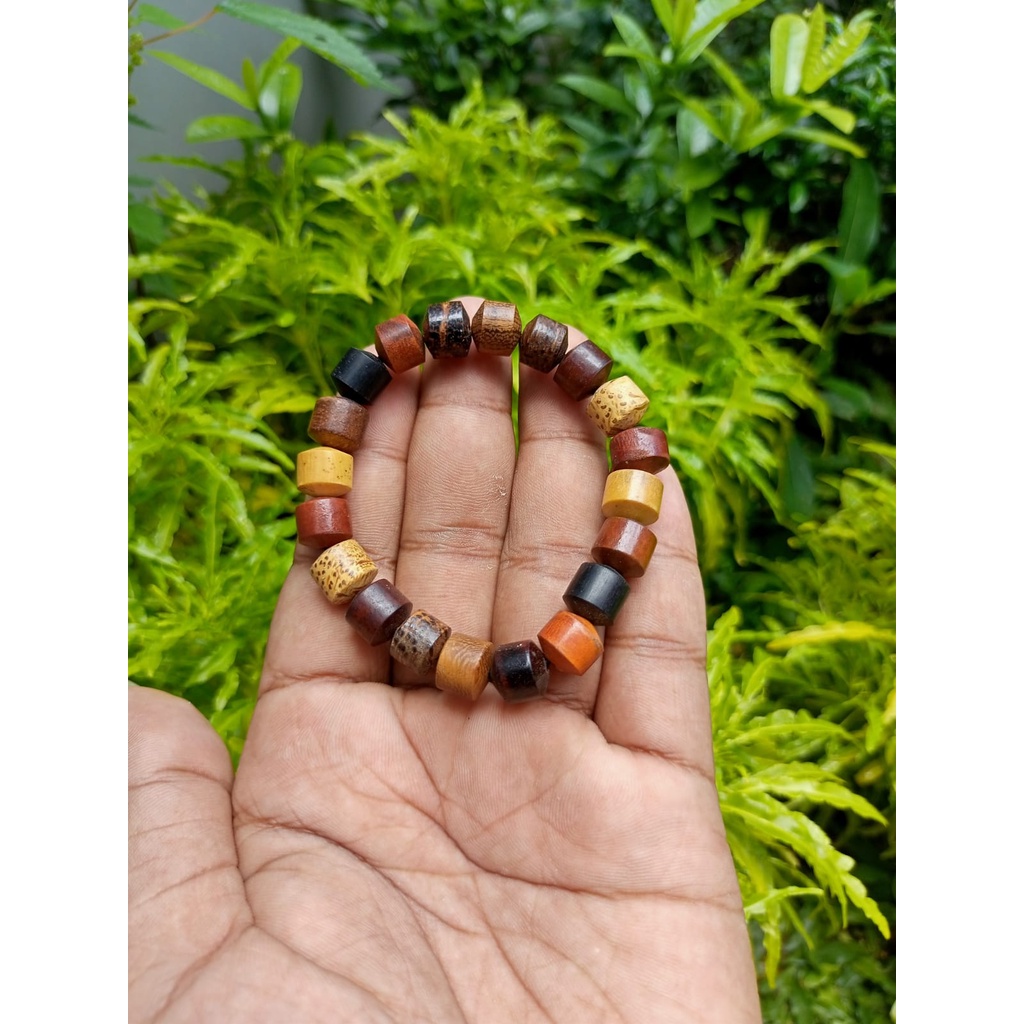 KAYU Moidel Tube Original Lucky Wood Combination Bracelet | Shopee ...