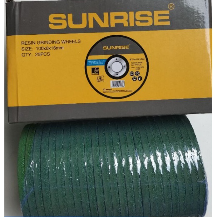 PER BOX (25pcs)SUNRISE GRINDING WHEEL 4‘’Metal Inox Stainless Steel ...