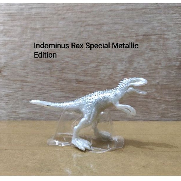 Indominus Rex Special Metallic Edition mini action dino rivals mattel ...