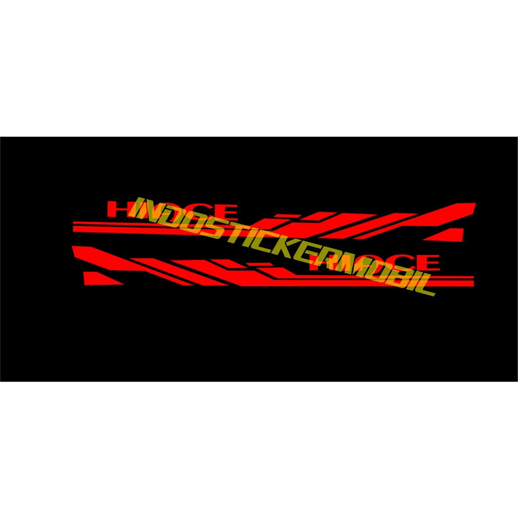 Car STICKER HIACE Car STICKER TOYOTA HIACE STICKER MINI BUS HINO ELF ...