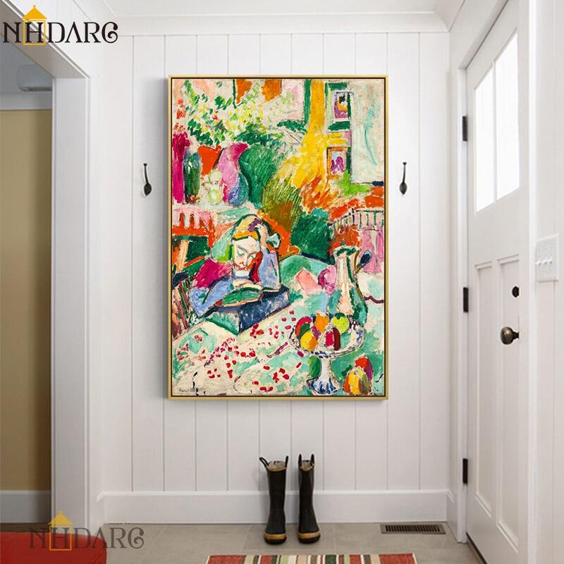 Henri Matisse Color Abstract Classic Reproduction Canvas Print Painting ...