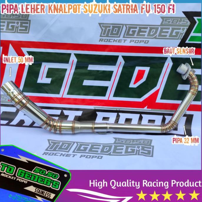 Raider fu 150 Fi - fu 150 Injection stainlees racing Exhaust Pipe ...