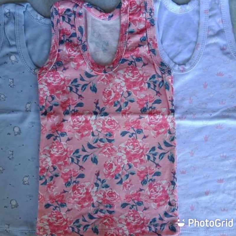 (6PCS) BUNDLE KIDS PRINTED SANDO ASSORTED COLOR (1-3 AGE) | Shopee ...