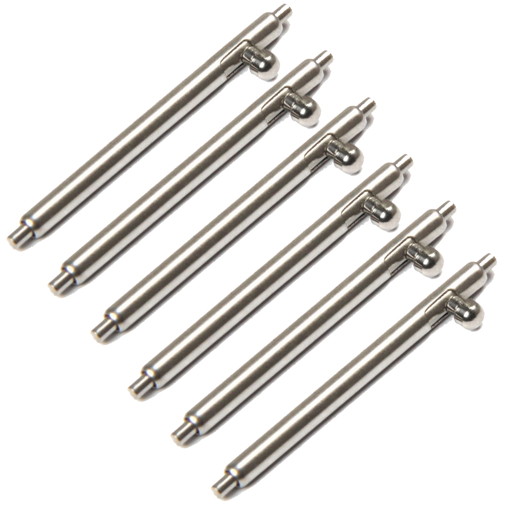 Bemorcabo 6 Pcs 1.5mm Diameter Stainless Steel Watch band Spring Bars ...