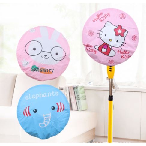 50*50CM Kitty Fan Cover Fan Guard Dust Cover Safety For Babies Cute ...