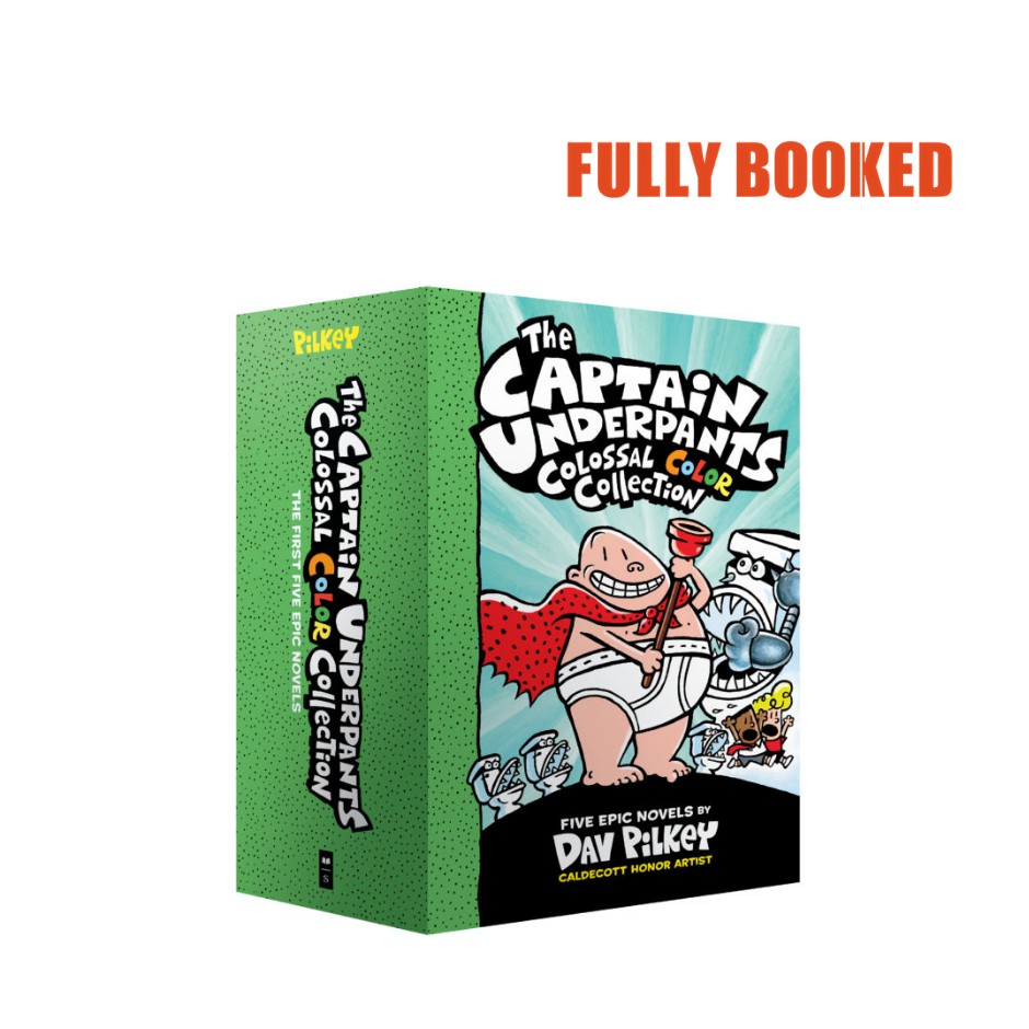 The Captain Underpants Colossal Color Collection, Boxed Set (Hardcover ...