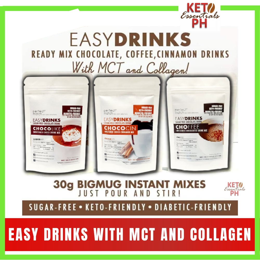 Choco Drink Mixes | EasyDrink Choco, Coffee and Cinnamon 30g | Shopee ...