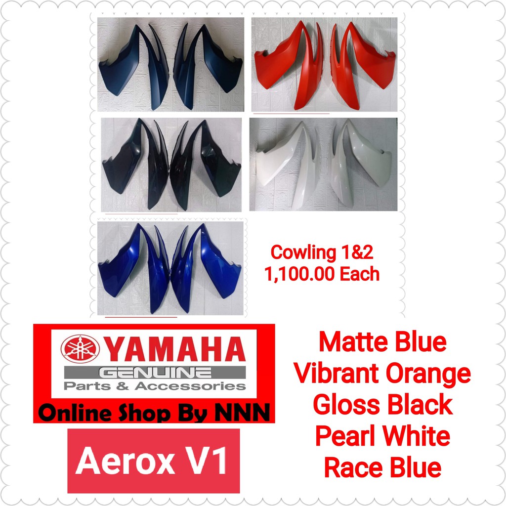 BODY COWLING FOR AEROX V1 YAMAHA GENUINE PARTS | Shopee Philippines