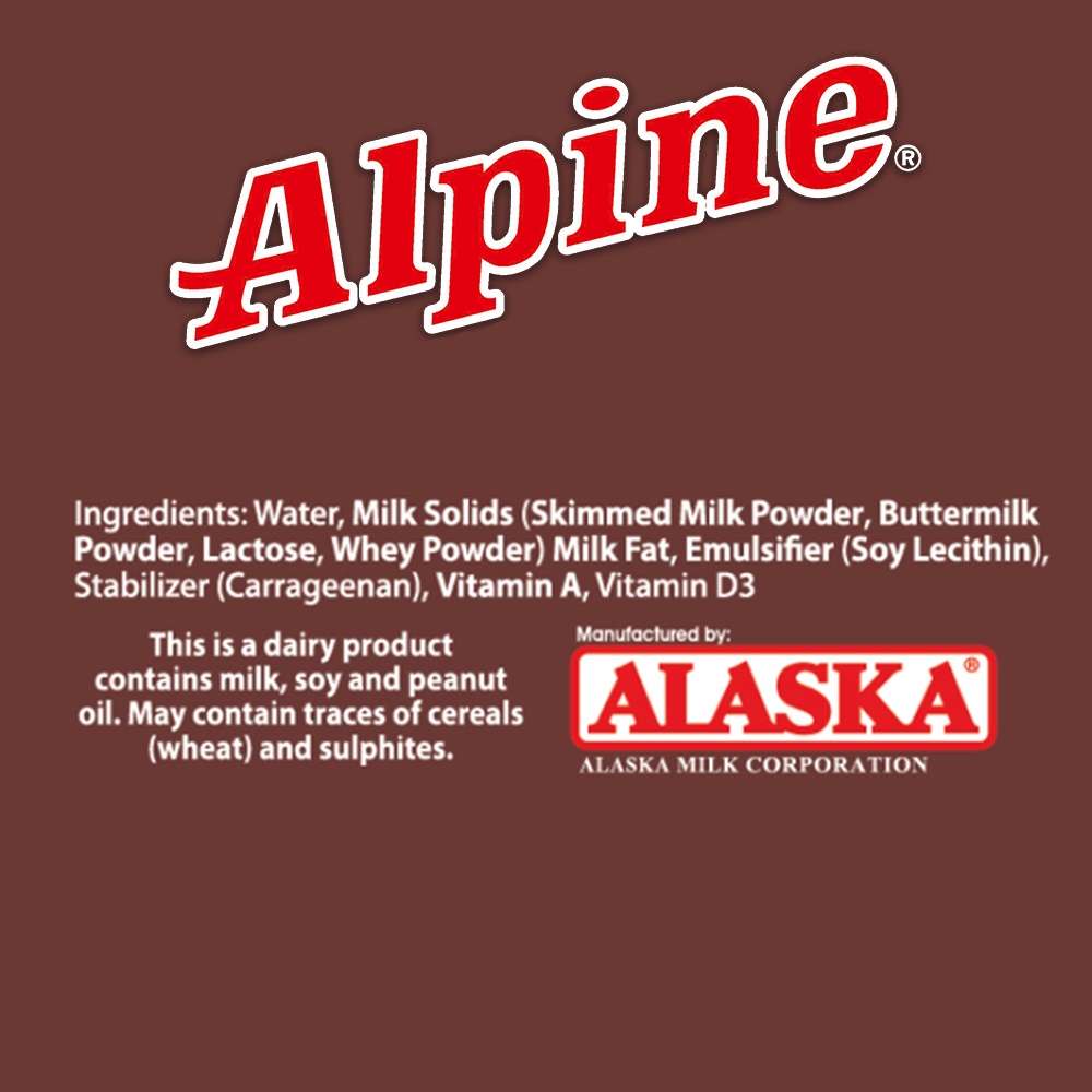 Alpine Full Cream Evaporated Milk 360ml | Shopee Philippines